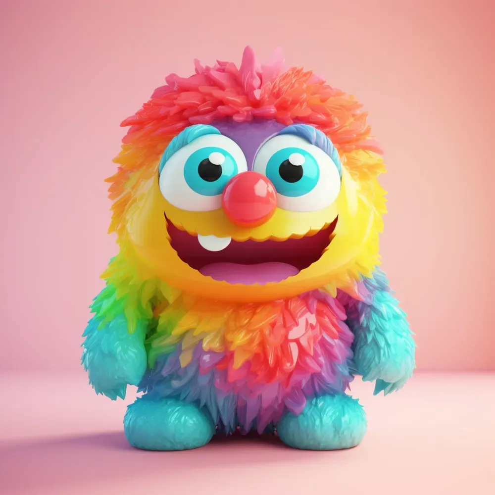 Colorful Cute Plastic Muppet Monsters Midjourney Prompt | PromptBase