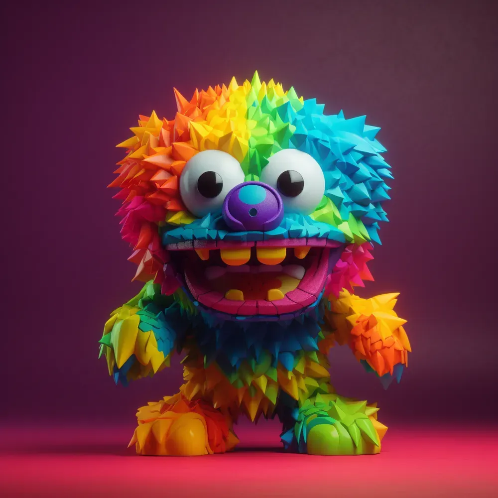 Colorful Cute Plastic Muppet Monsters Midjourney Prompt | PromptBase