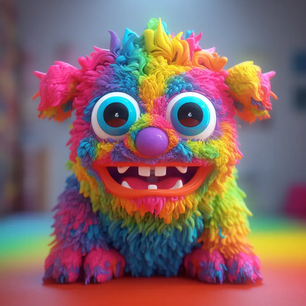 Colorful Cute Plastic Muppet Monsters Midjourney Prompt | PromptBase