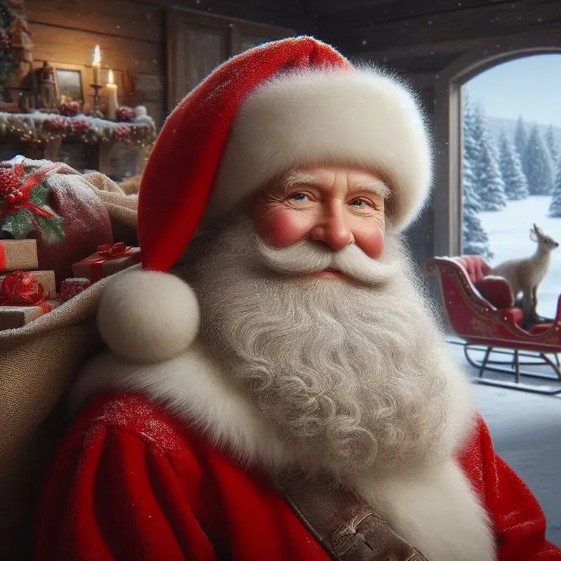 Realistic Santa Images DALL·E Prompt | PromptBase