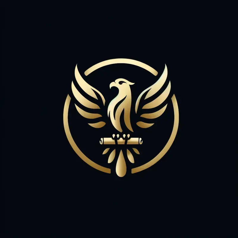 Logos Metallic Gold DALL·E Prompt | PromptBase