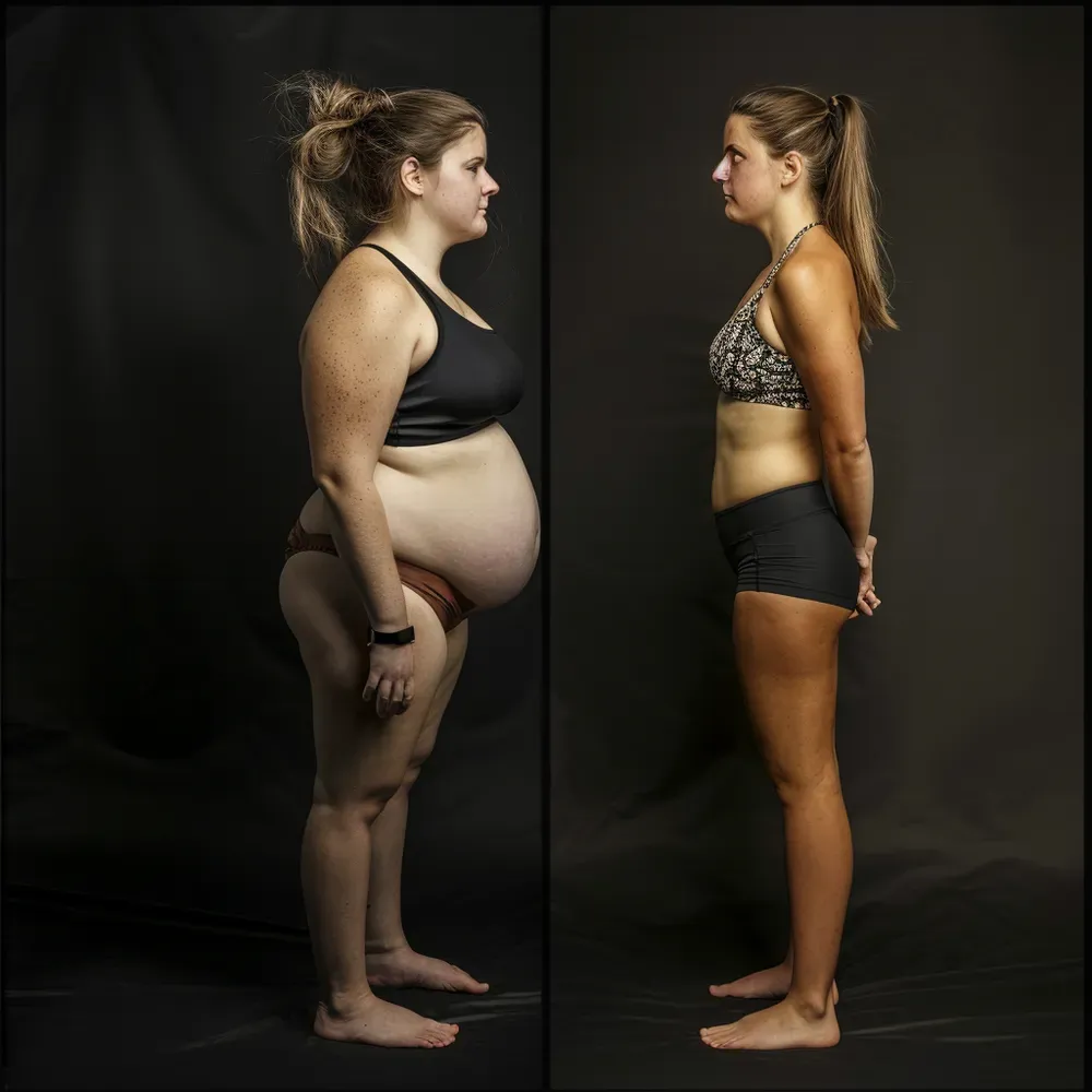 Dramatic Before After Transformations Midjourney Prompt | PromptBase