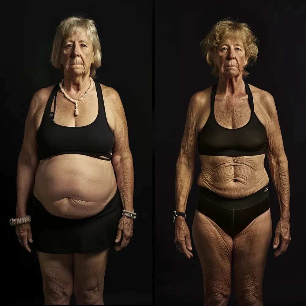 Dramatic Before After Transformations Midjourney Prompt | PromptBase