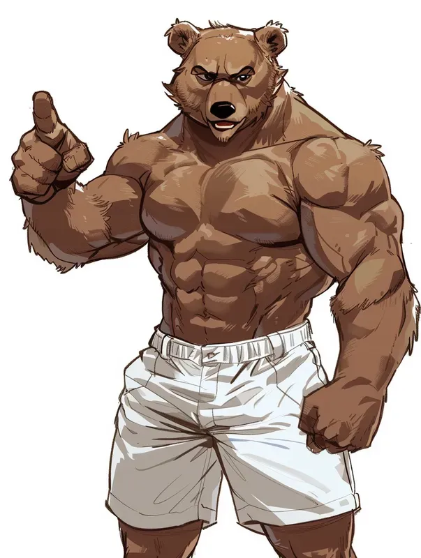 Muscular Anthropomorphics Midjourney Prompt | PromptBase