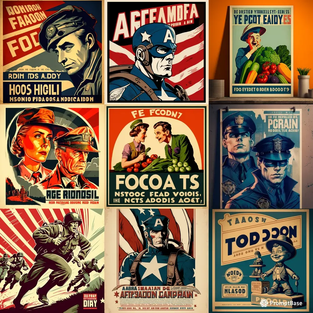 Propaganda Posters Midjourney Prompt | PromptBase