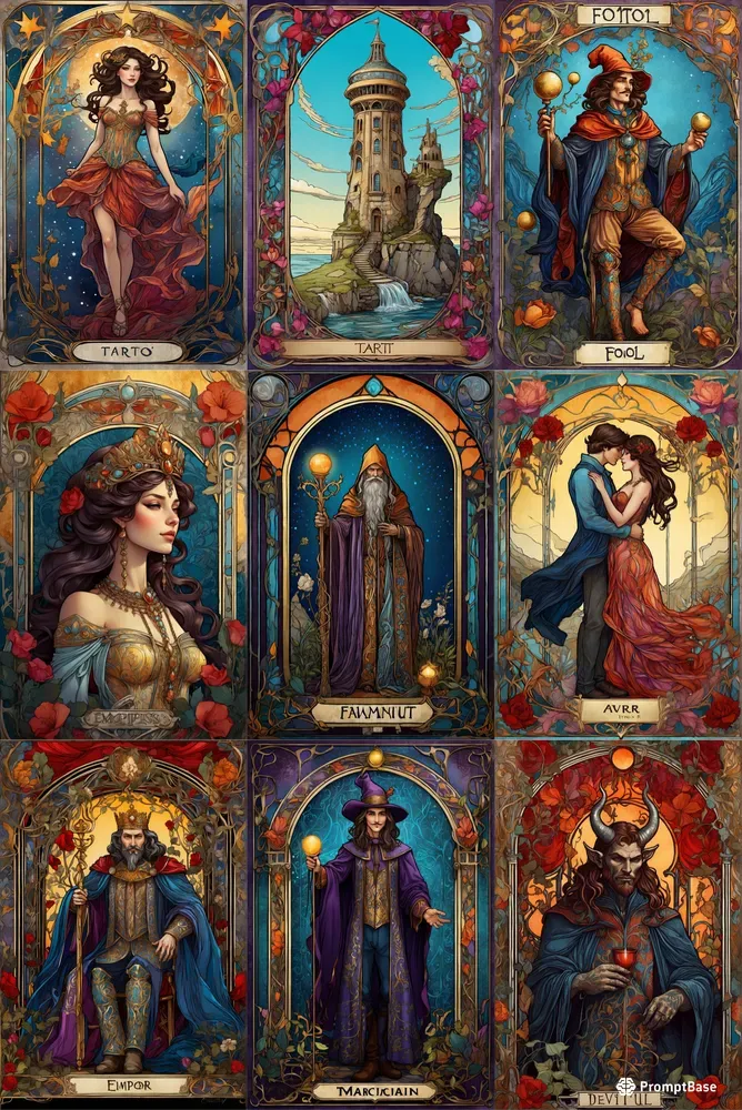 Fantasy Tarot Cards Leonardo Ai Prompt | PromptBase