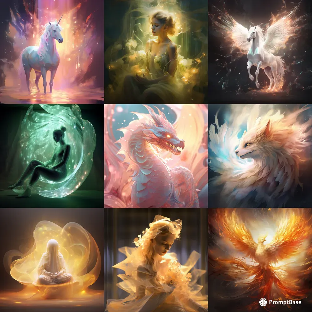 Translucent Dreams Midjourney Prompt | PromptBase