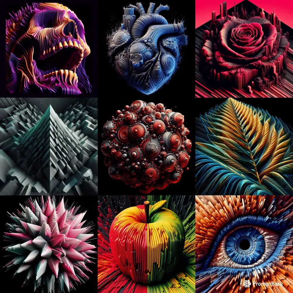Deep Shapes DALL·E Prompt | PromptBase