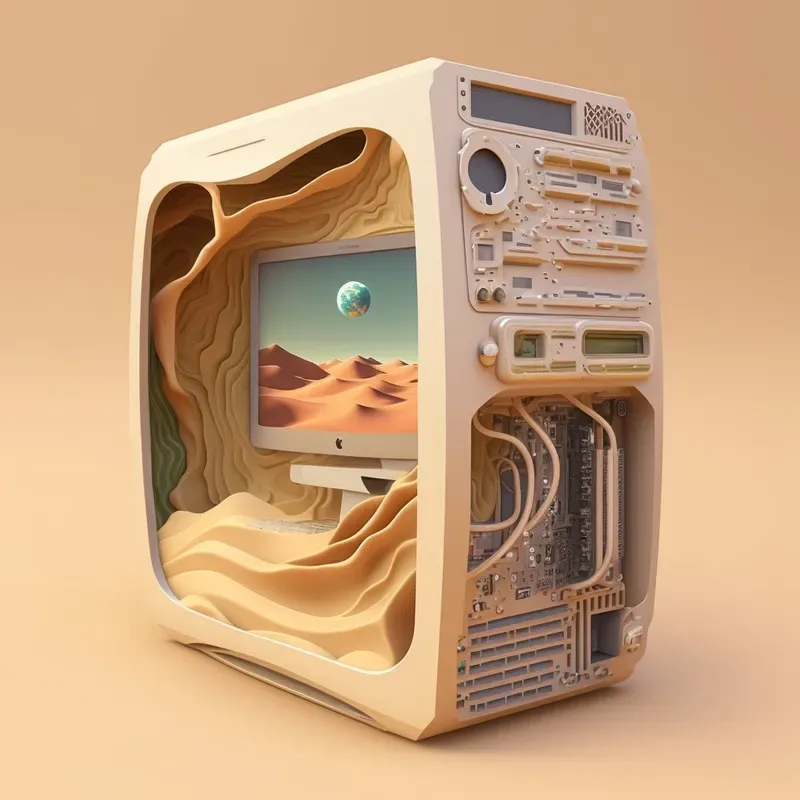 Futuristic Super Computers Midjourney Prompt | PromptBase