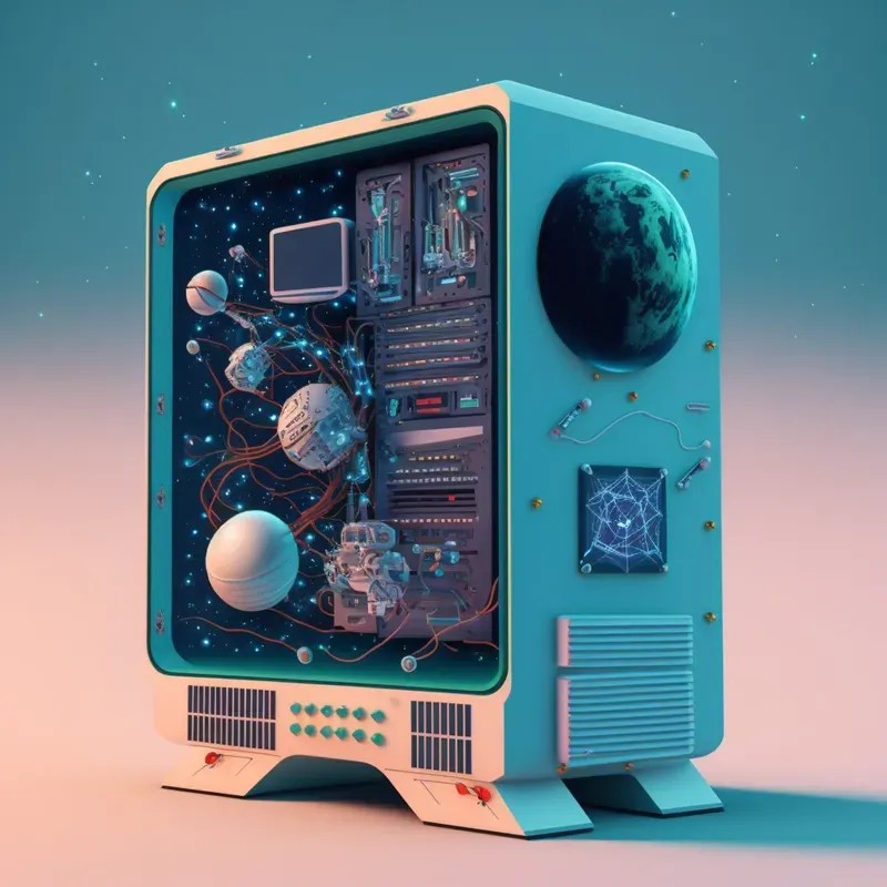 Futuristic Super Computers Midjourney Prompt | PromptBase