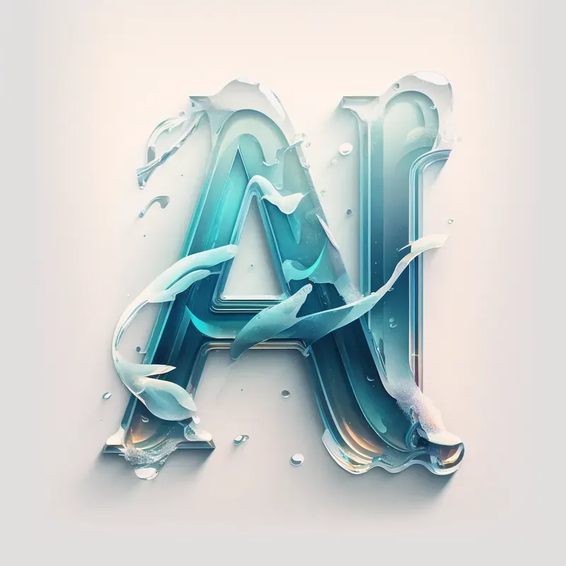 Lettering Iced Characters Logos Midjourney Prompt | PromptBase