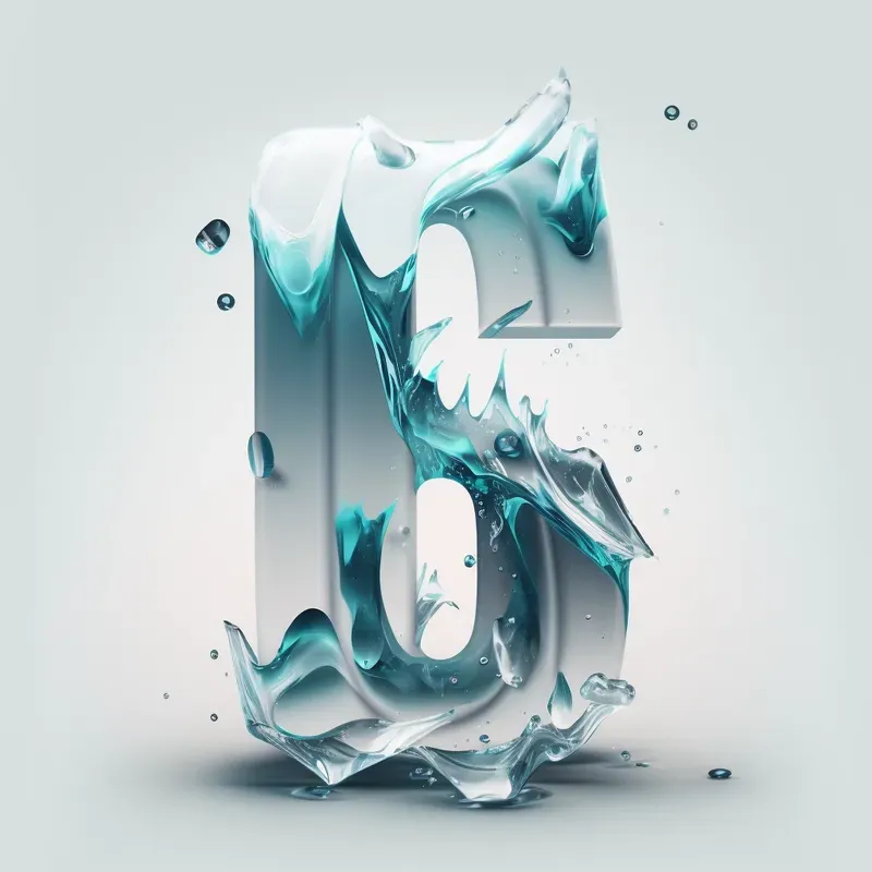 Lettering Iced Characters Logos Midjourney Prompt | PromptBase