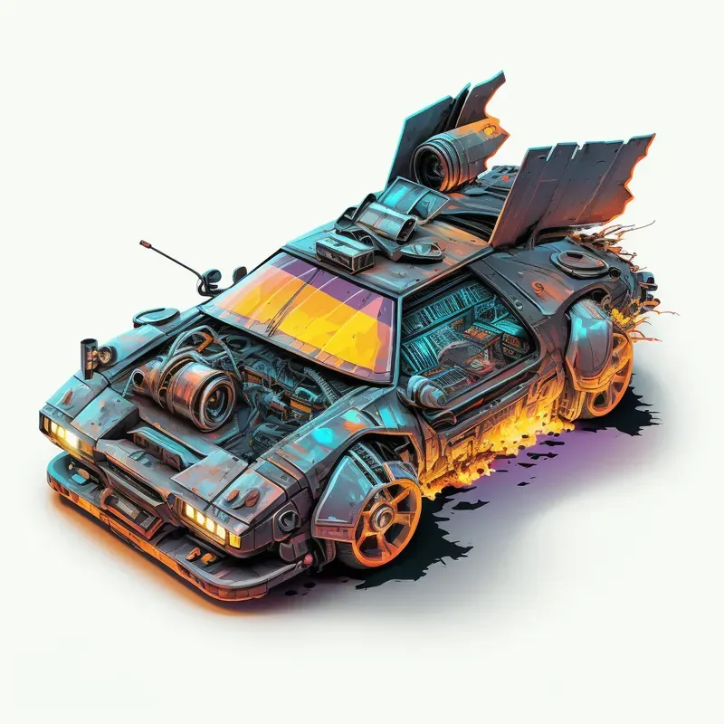 Isometric Sci-fi 3D Game Assets Midjourney Prompt | PromptBase