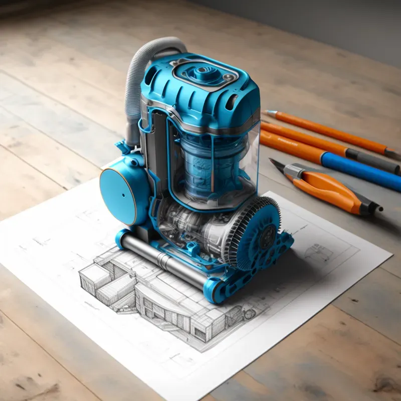 3D Illustrations With Technical Sketches Midjourney Prompt | PromptBase