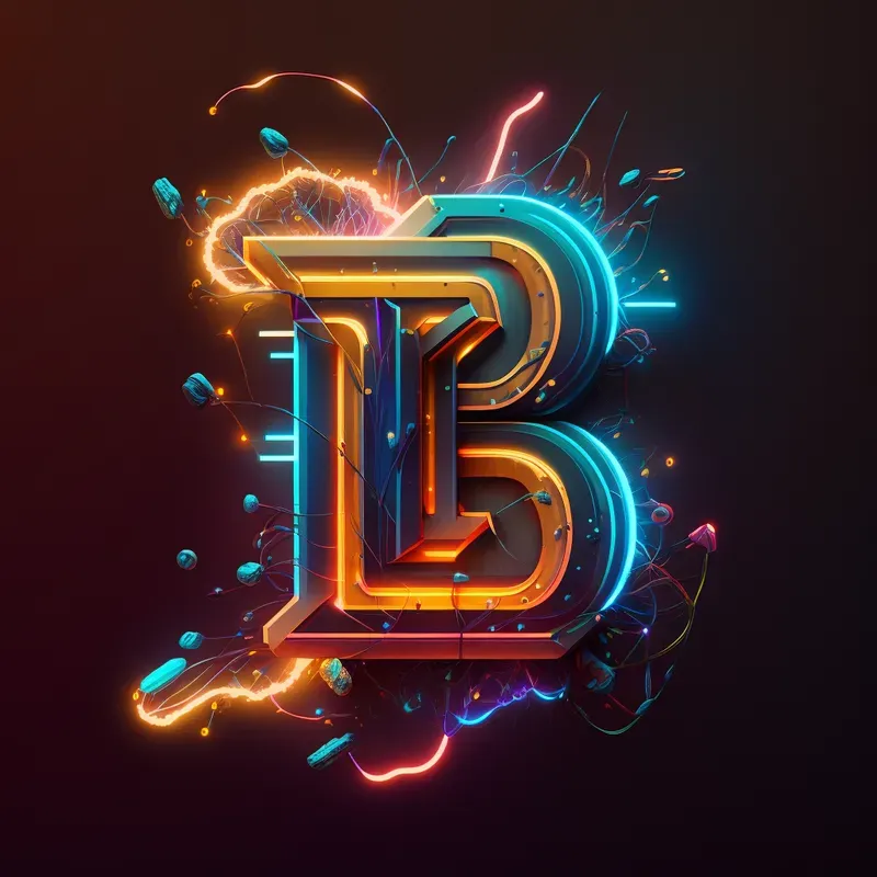 Electric Circuit Lettering Logo Midjourney Prompt | PromptBase