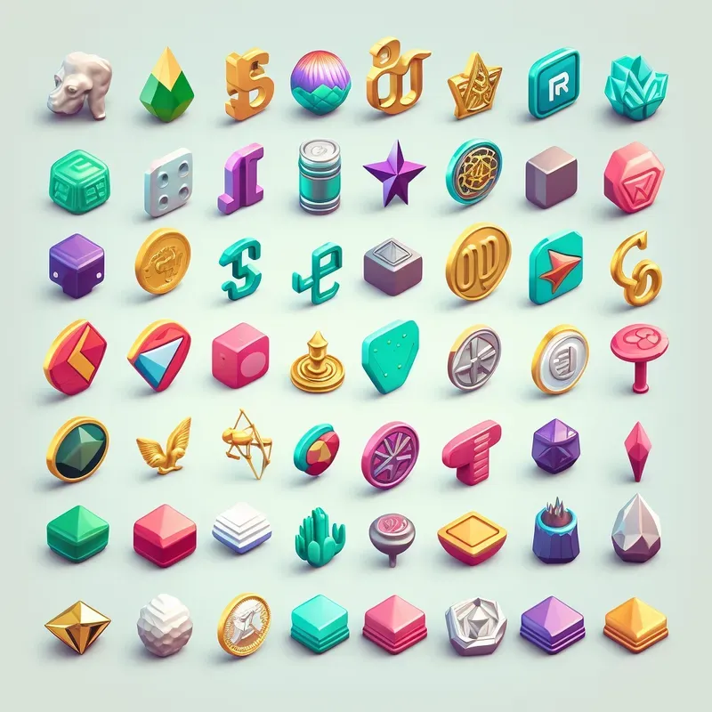 Tiny 3D Icons Midjourney Prompt | PromptBase