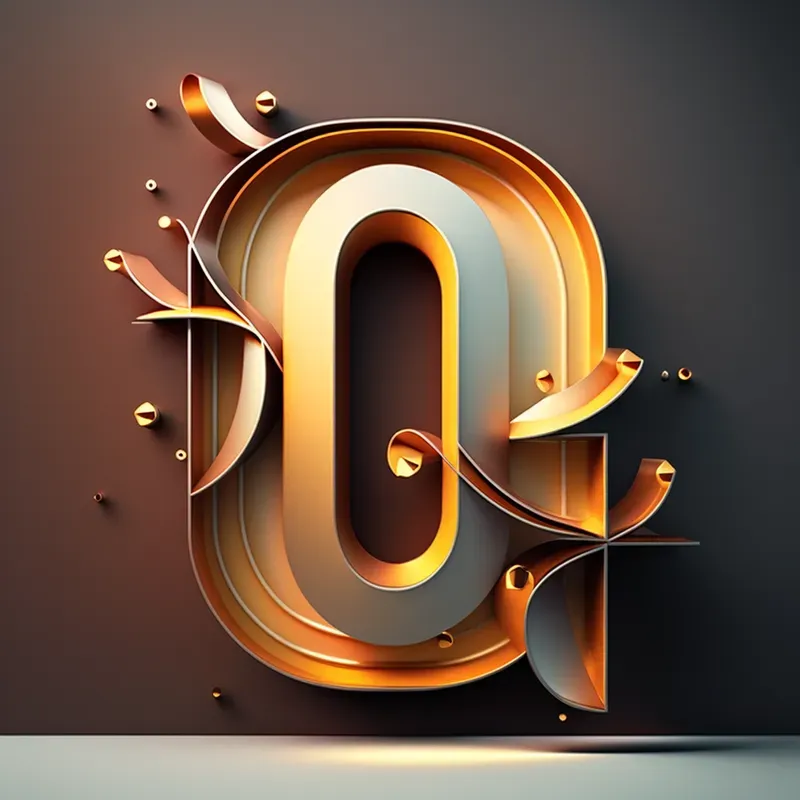 Lettering Metal Carved Golden Logos Midjourney Prompt | PromptBase