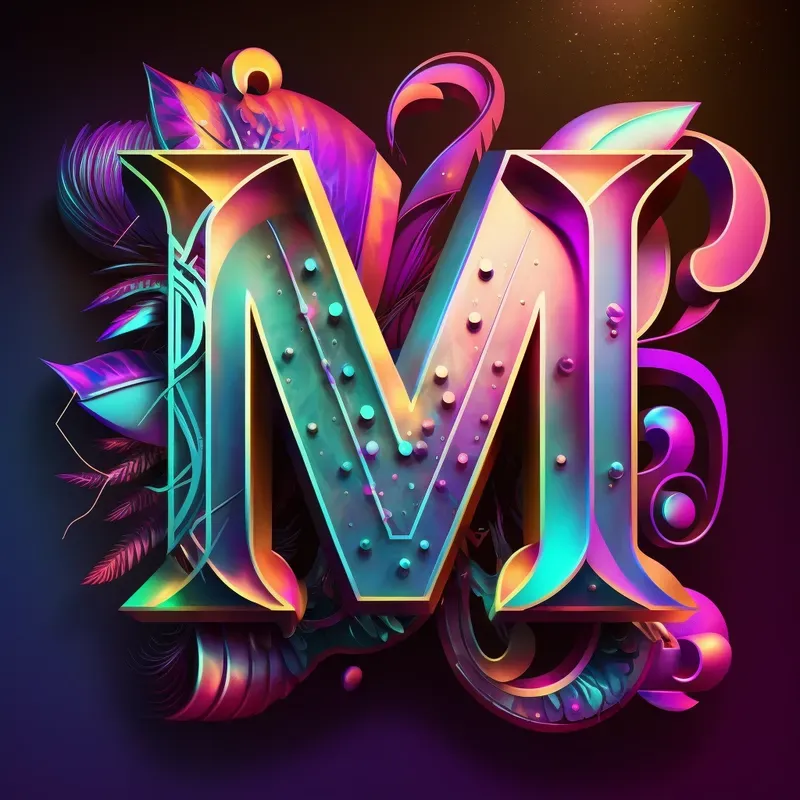 Monogram Lettering Fashion Logos Midjourney Prompt | PromptBase