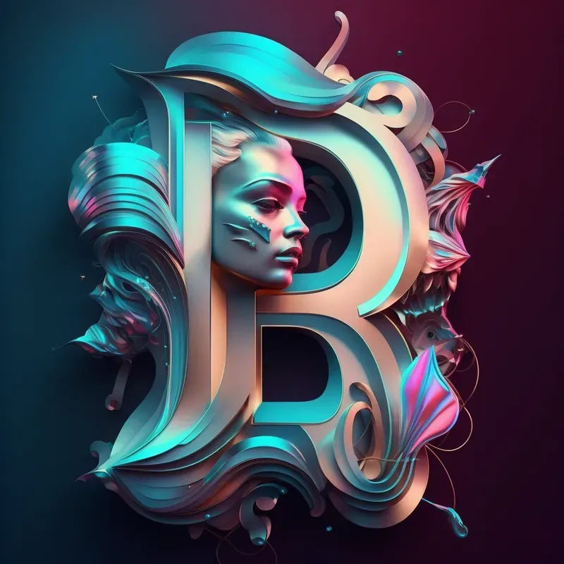 Monogram Lettering Fashion Logos Midjourney Prompt | PromptBase