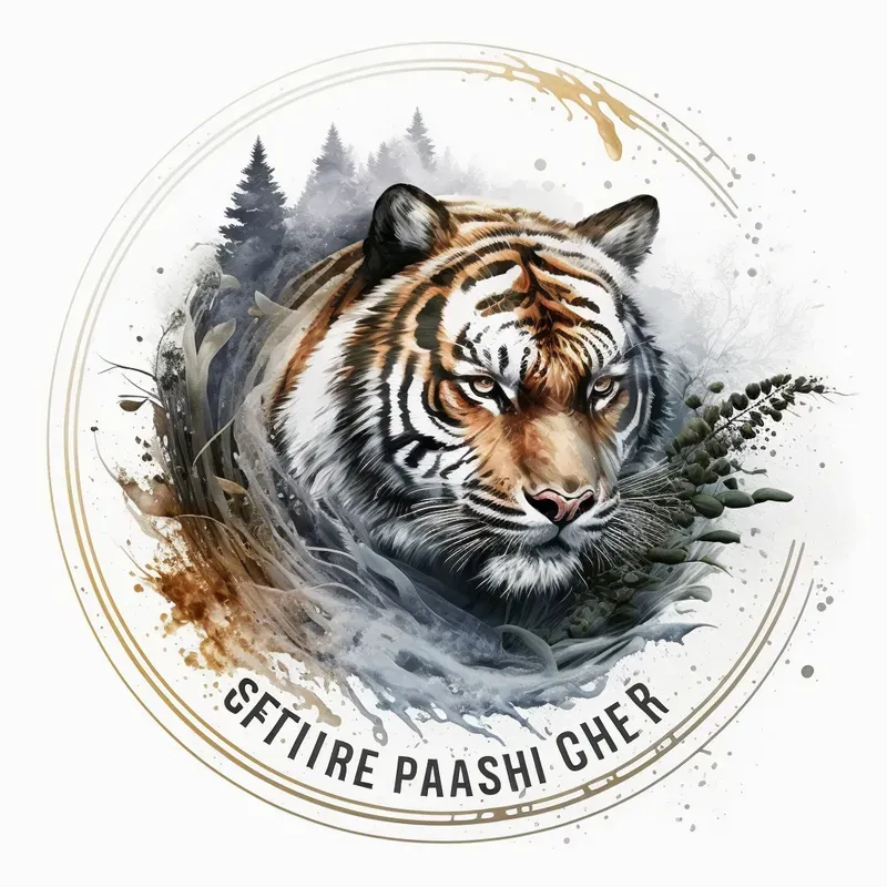 Wildlife Activities Emblem Logos Midjourney Prompt | PromptBase