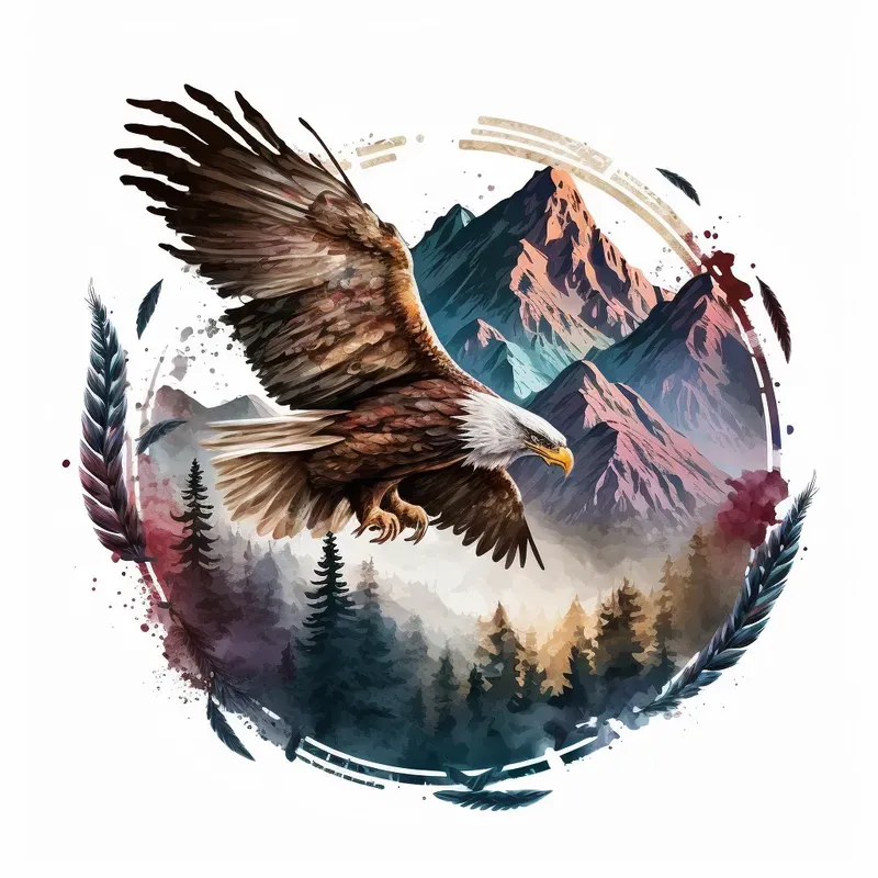 Wildlife Activities Emblem Logos Midjourney Prompt | PromptBase