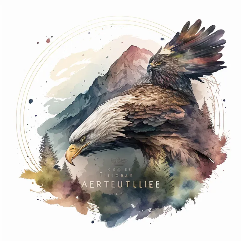 Wildlife Activities Emblem Logos Midjourney Prompt | PromptBase