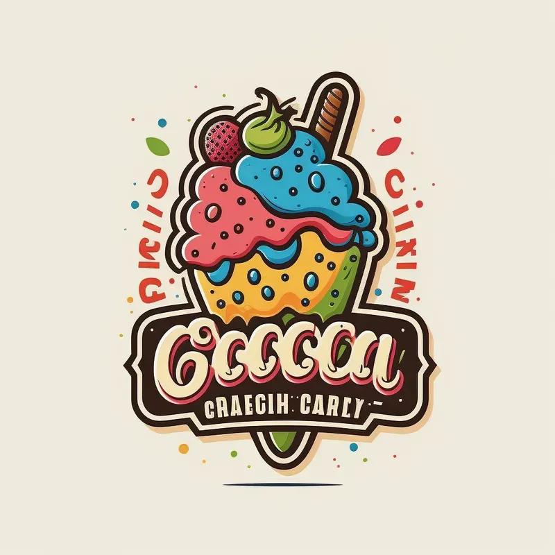 Colorful Doodle Custom Logos Midjourney Prompt | PromptBase