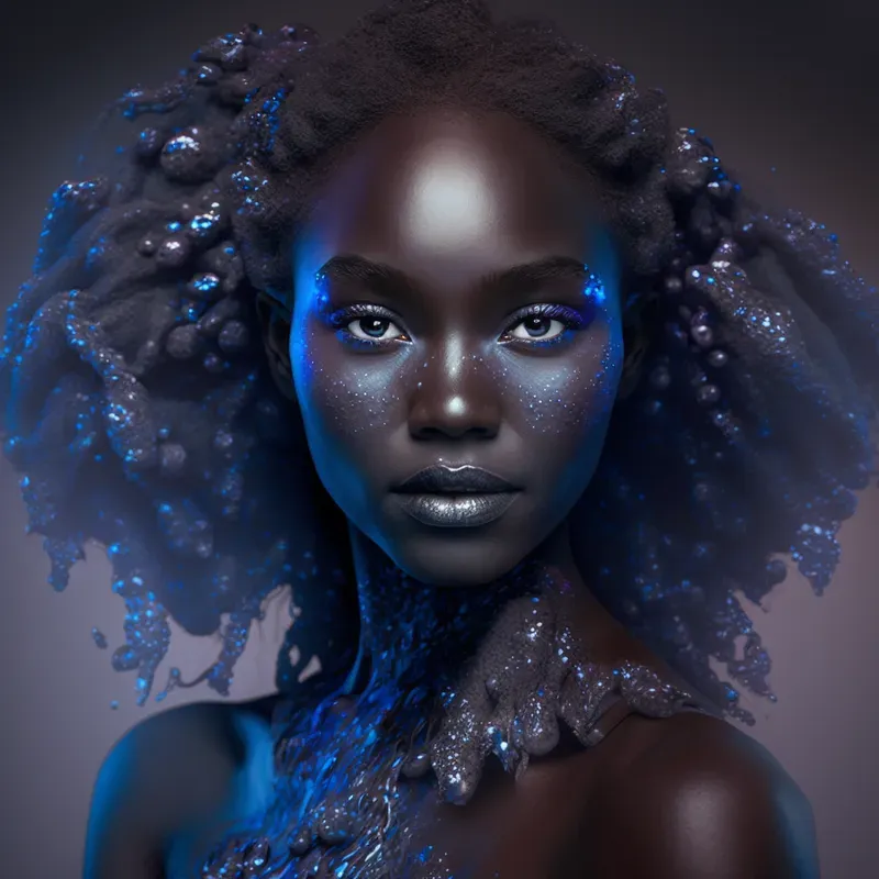 Epic Beautiful Mermaid Hybrid Portraits Midjourney Prompt | PromptBase