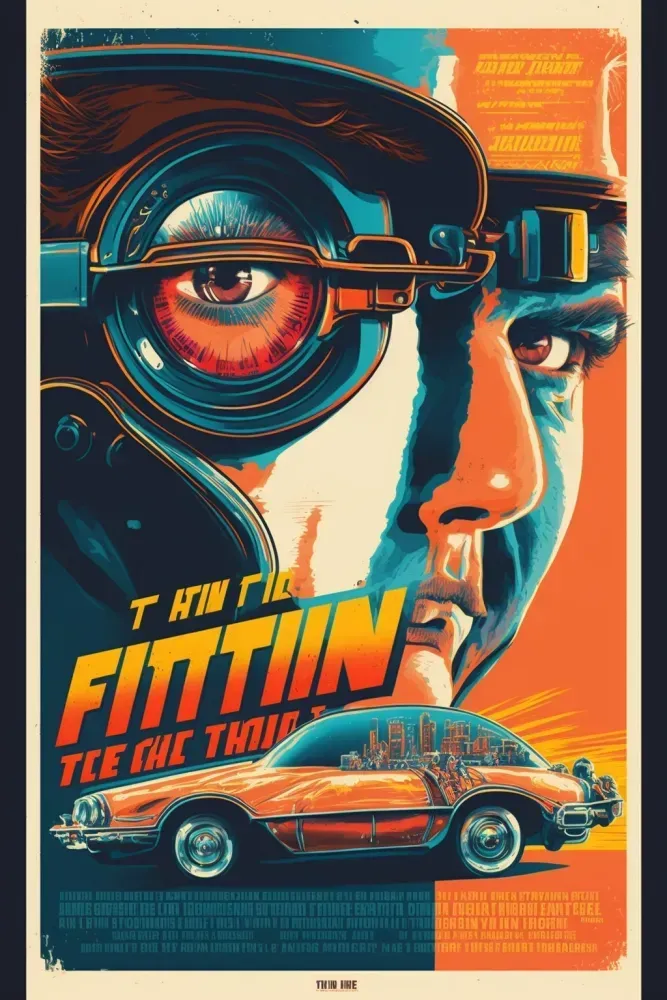 Retro Vintage Movie Poster Midjourney Prompt | PromptBase