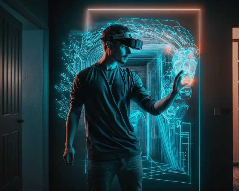 People With Augmented Reality Visors Midjourney Prompt | PromptBase