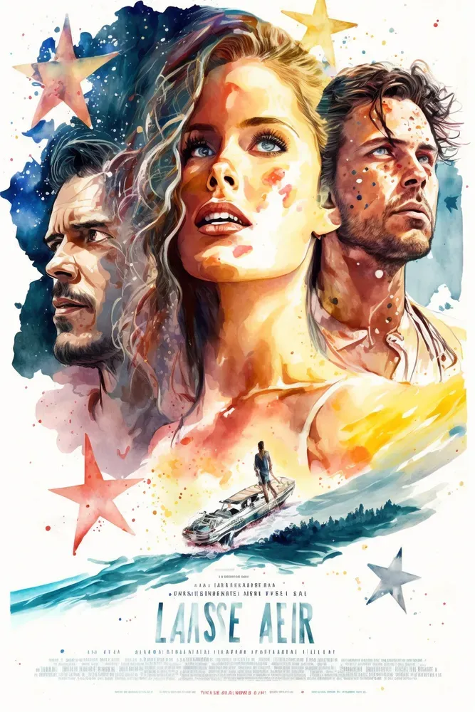 Watercolor Movie Posters For Prints Midjourney Prompt | PromptBase