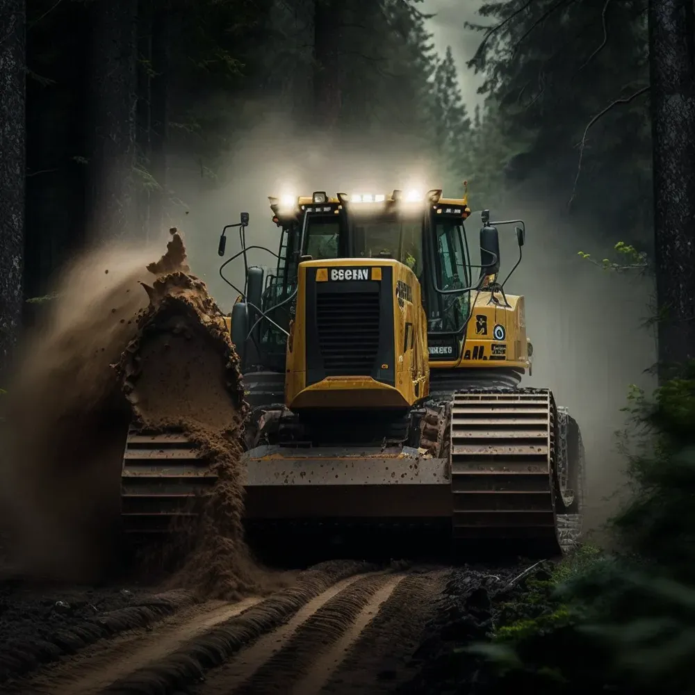 Heavy-duty Work Vehicles At Work Midjourney Prompt | PromptBase