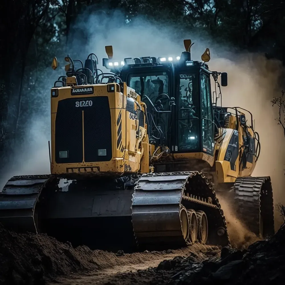 Heavy-duty Work Vehicles At Work Midjourney Prompt | PromptBase