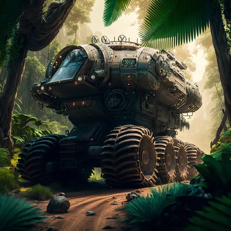 Futuristic Mega Monsters Machines Midjourney Prompt | PromptBase