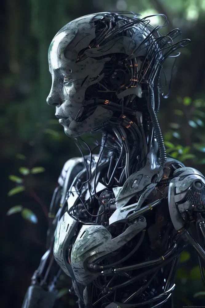 Cyber Human-animal Hybrids Midjourney Prompt | PromptBase