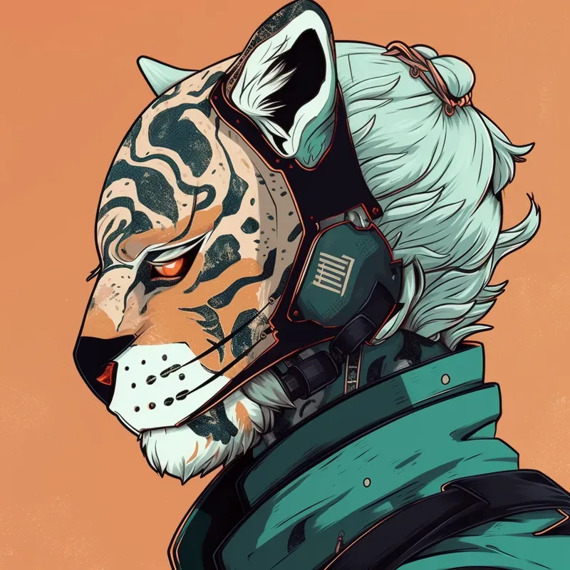 Japan Warriors With Masks Pfps NFTs Midjourney Prompt | PromptBase