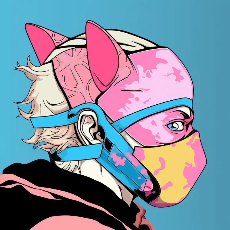 Japan Warriors With Masks Pfps NFTs Midjourney Prompt | PromptBase