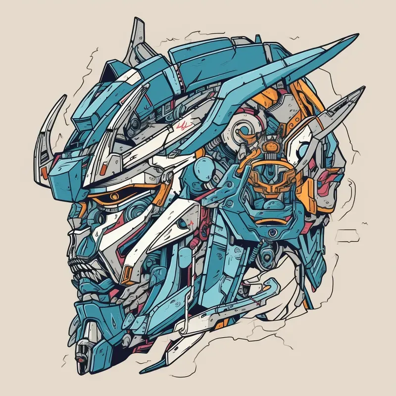 Profile Pictures Of Mobile Gundam Suits Midjourney Prompt | PromptBase