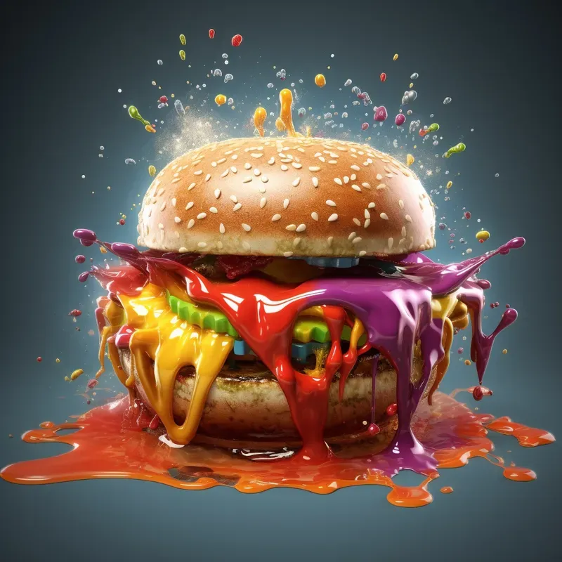 Fluids Explosion Tshirt Designs Midjourney Prompt | PromptBase