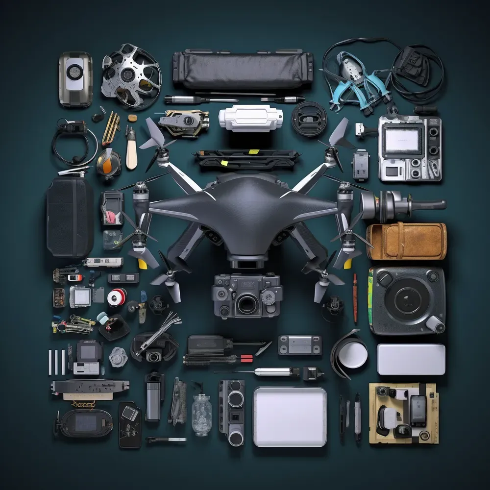 Stunning Knolling Object Images Midjourney Prompt | PromptBase