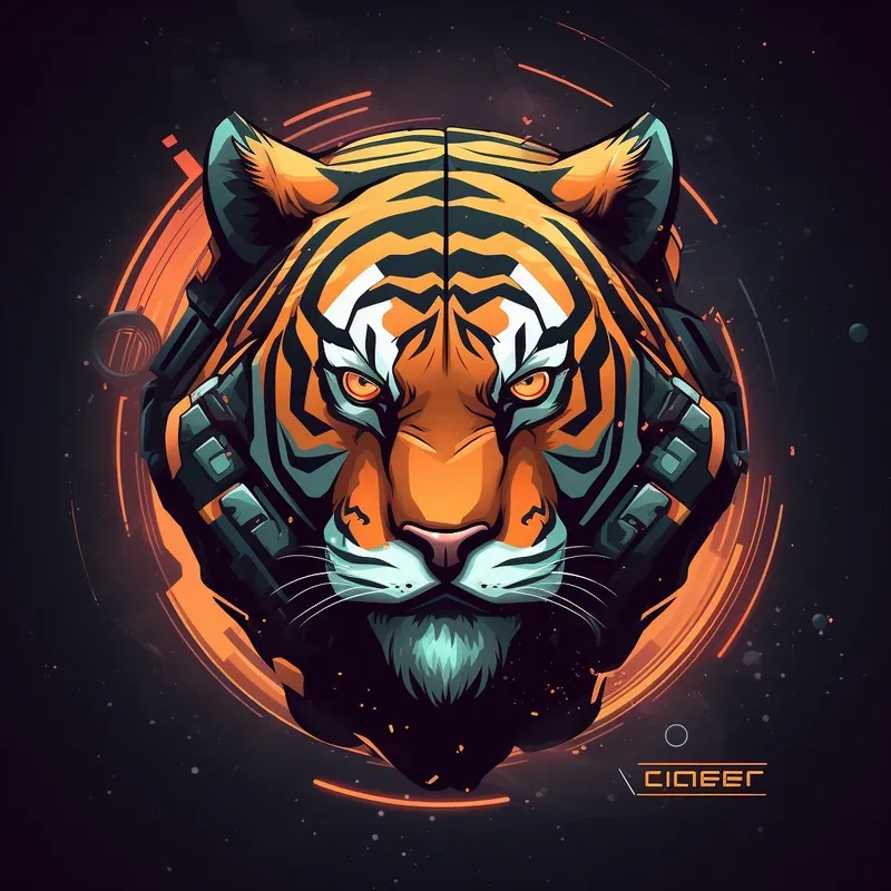 Esports Cyber Animal Team Logos Midjourney Prompt | PromptBase