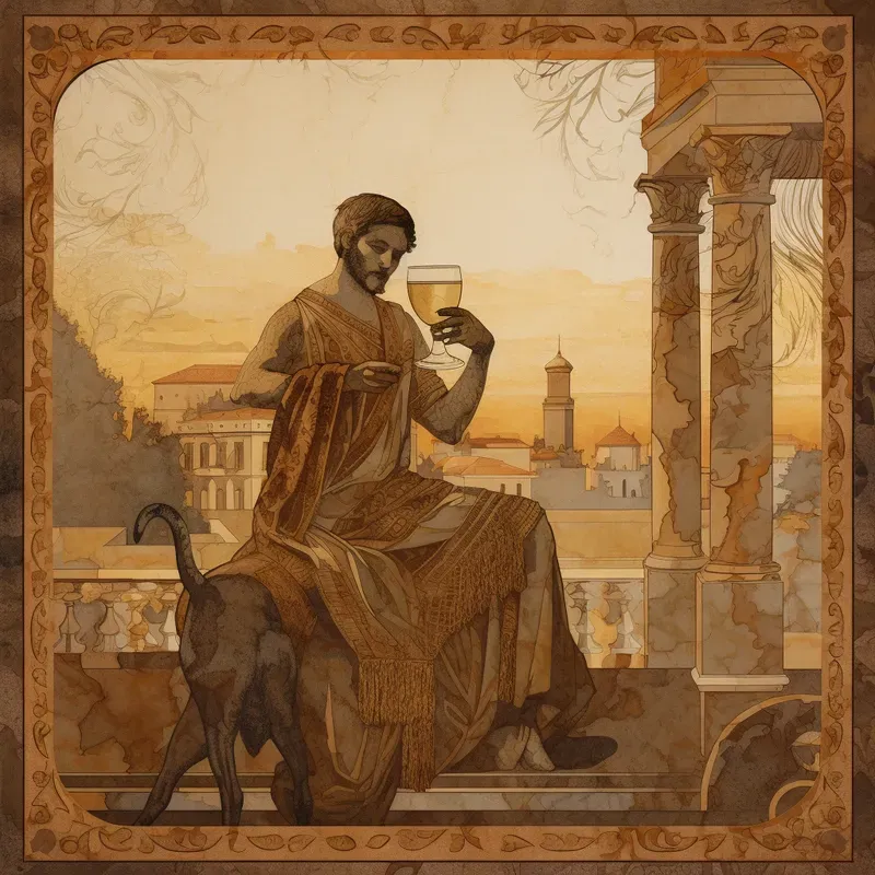 Ancient Roman Art Style Illustrations Midjourney Prompt | PromptBase