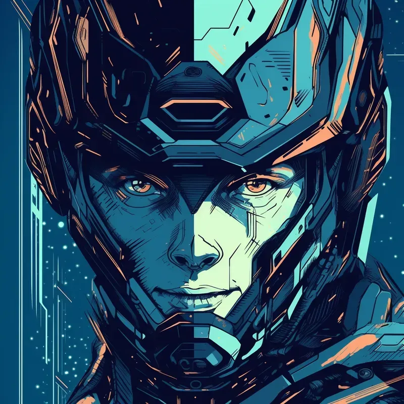 Scifi NFT Comic Portraits Midjourney Prompt | PromptBase