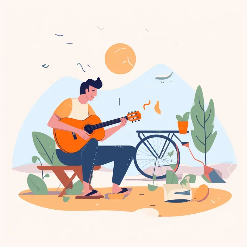 Vector Hobbies Leisure Activities Pics Midjourney Prompt | PromptBase