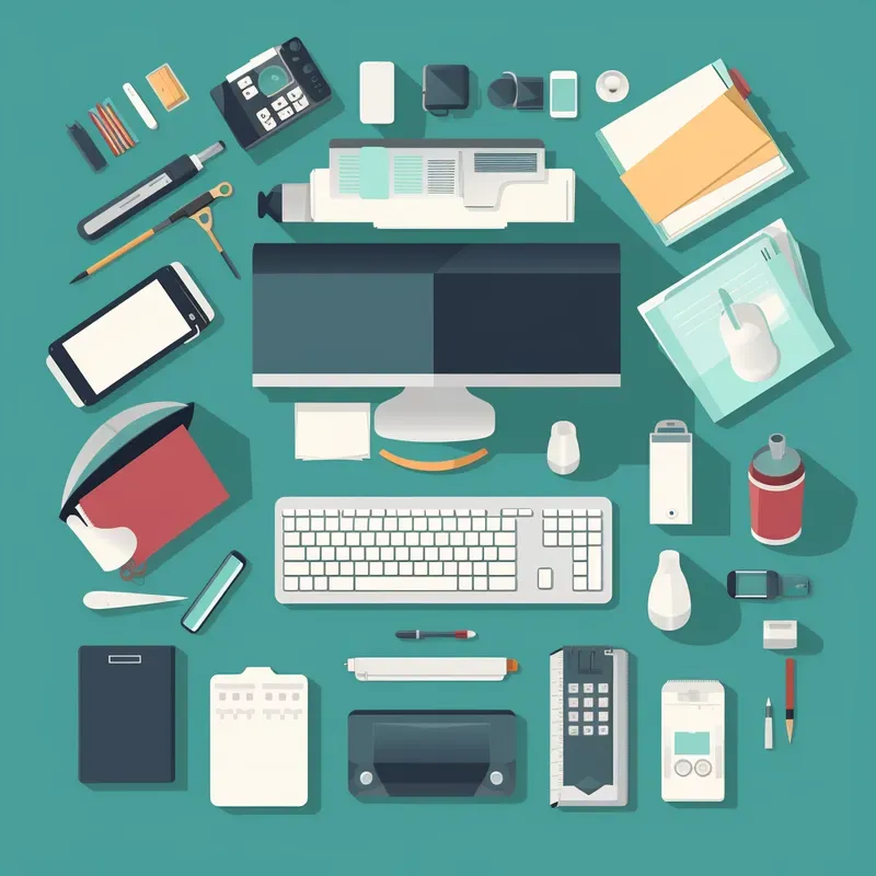 Vector Office And Workspace Environments Midjourney Prompt | PromptBase