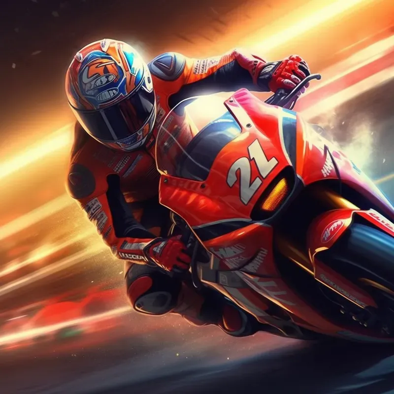 Handpainted Posters Of Racing Motorsports Midjourney Prompt | PromptBase