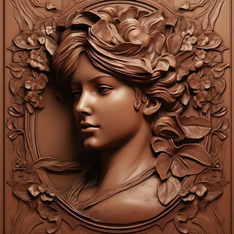 Bas Relief Style Illustrations Midjourney Prompt | PromptBase