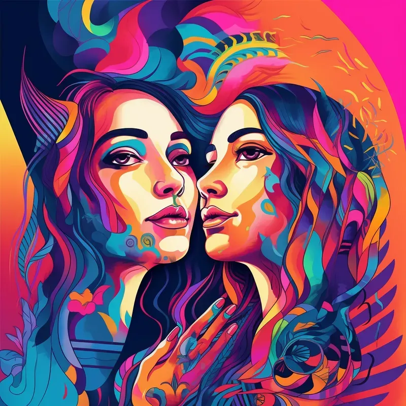 Psychedelic Picasso Paintings Midjourney Prompt | PromptBase