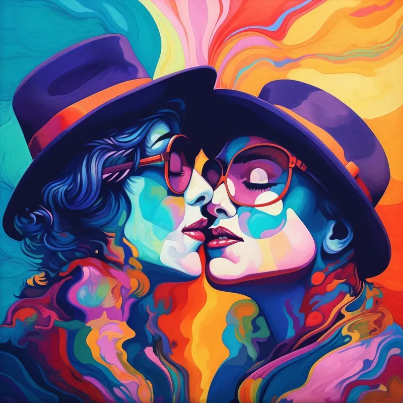 Psychedelic Picasso Paintings Midjourney Prompt | PromptBase