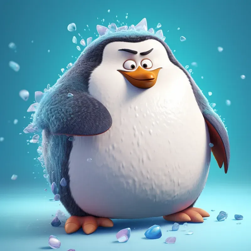 3D Super Fat Cute Animals Midjourney Prompt | PromptBase